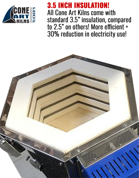 Buy Cone Art GX2322D Square Kiln with Touchscreen Controller in India ...